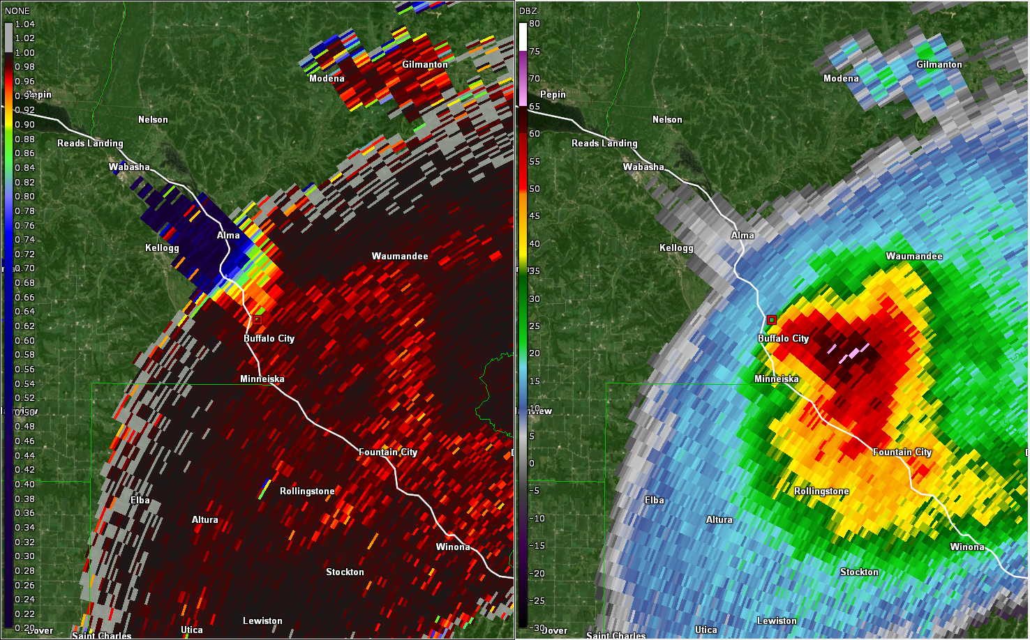 June 17 Storms: Very Large Hail and Heavy Rain